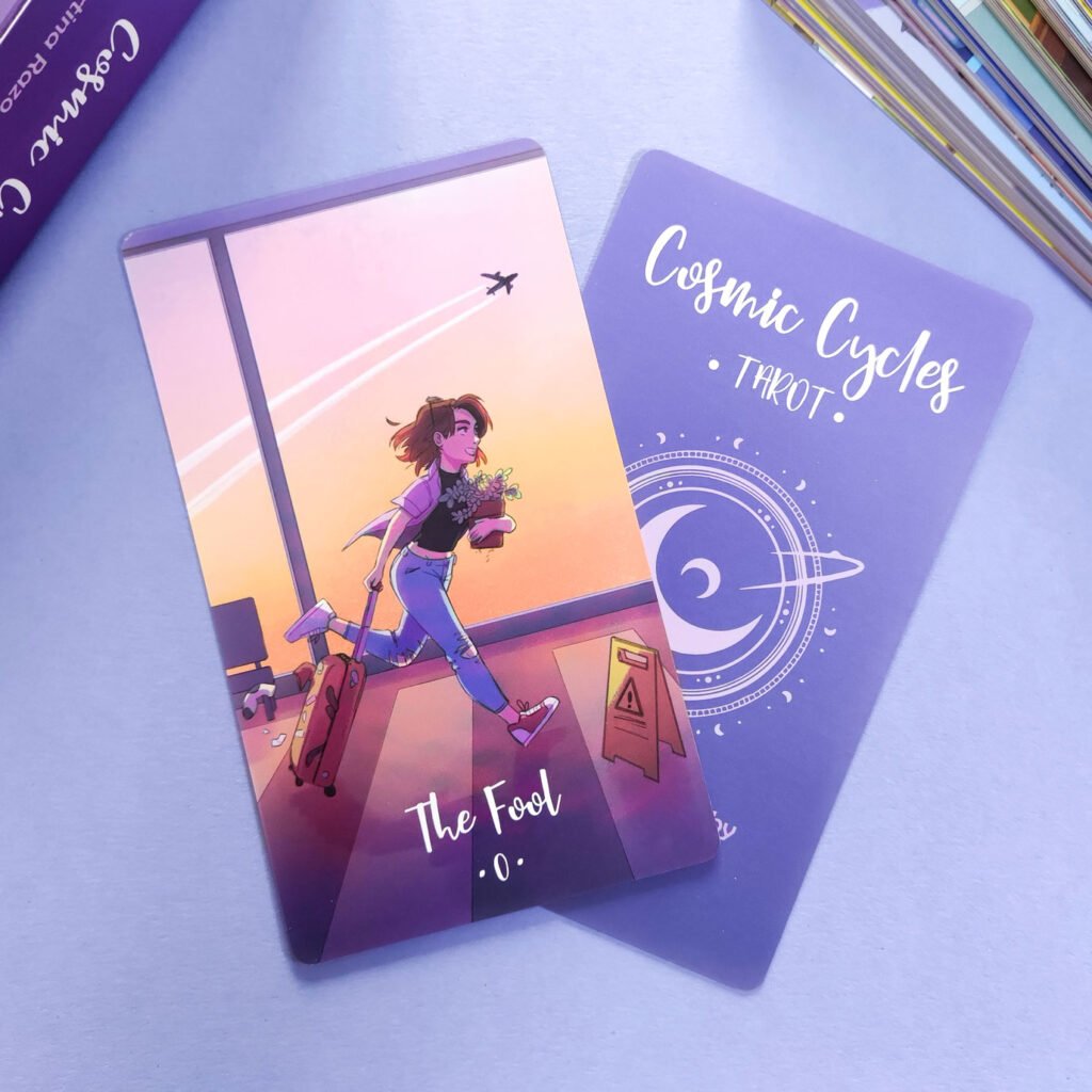 Cosmic Cycles Tarot, 4th edition + 12 extra cards ⋆ Miriam Illustration ...